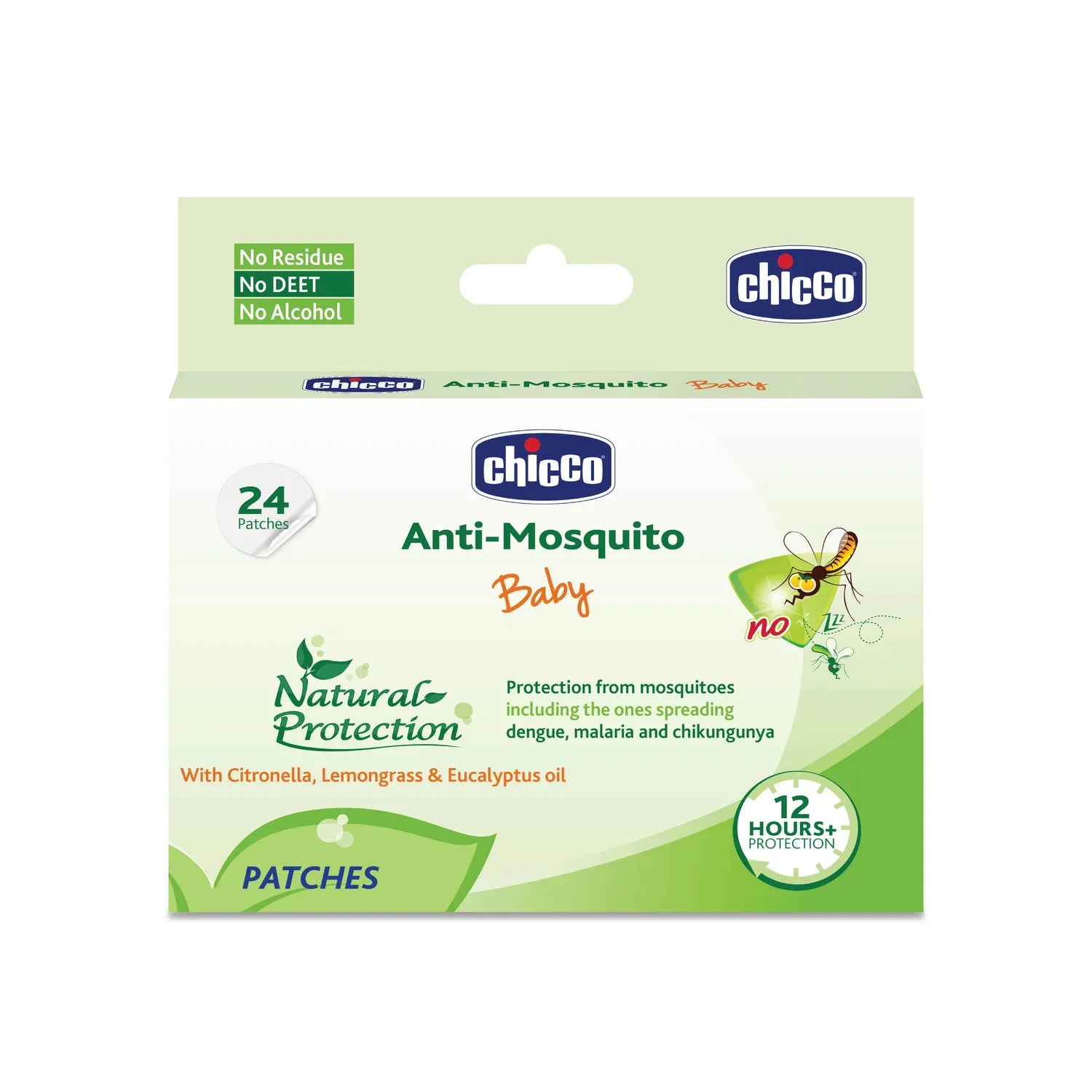 Chicco Anti-Mosquito Patches - Natural Bite Protection for Babies ...