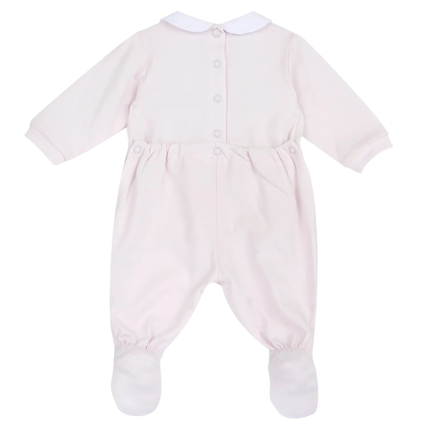 Chicco Girls Light Pink Embellished Back Opening Babysuit - Babysuit ...