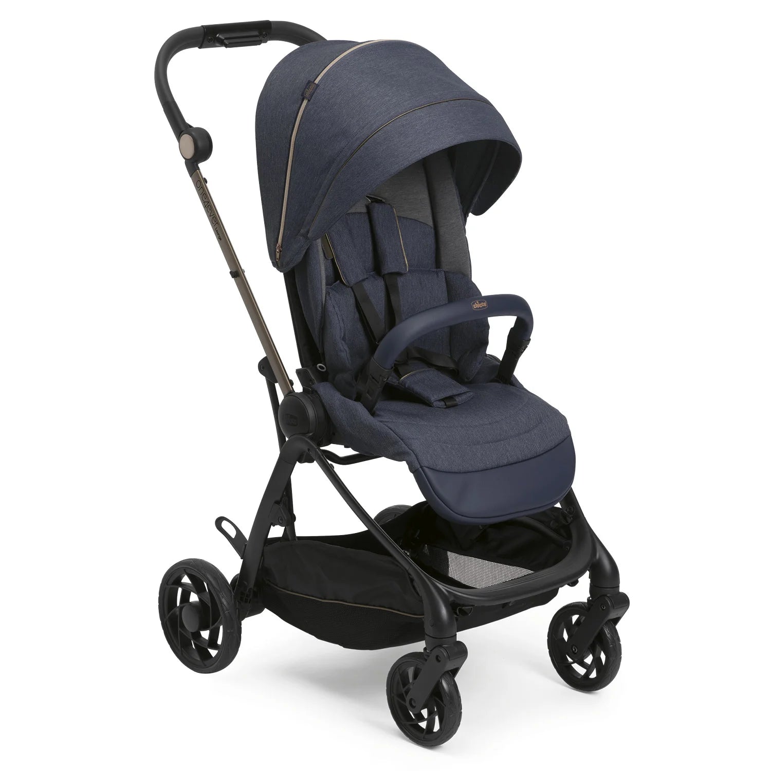 Chicco One4Ever Stroller Denim Shine - Long-Term – Chicco India